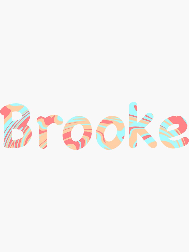 "Custom sticker - Brooke" Sticker for Sale by Gymnast146 | Redbubble