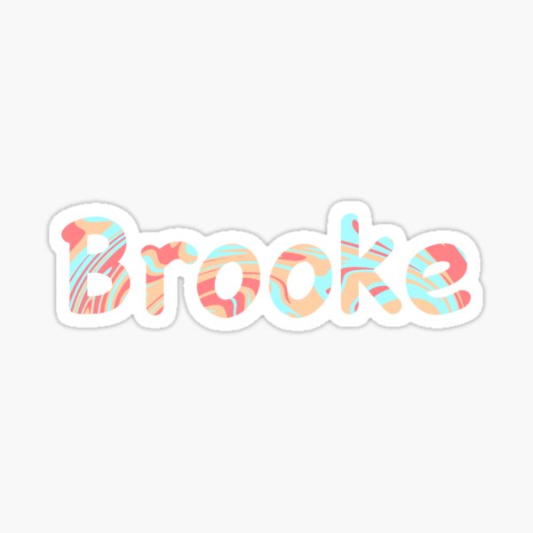 "Custom sticker - Brooke" Sticker for Sale by Gymnast146 | Redbubble