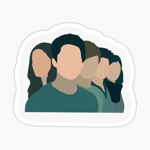 "the maze runner" Sticker for Sale by sarakatee | Redbubble