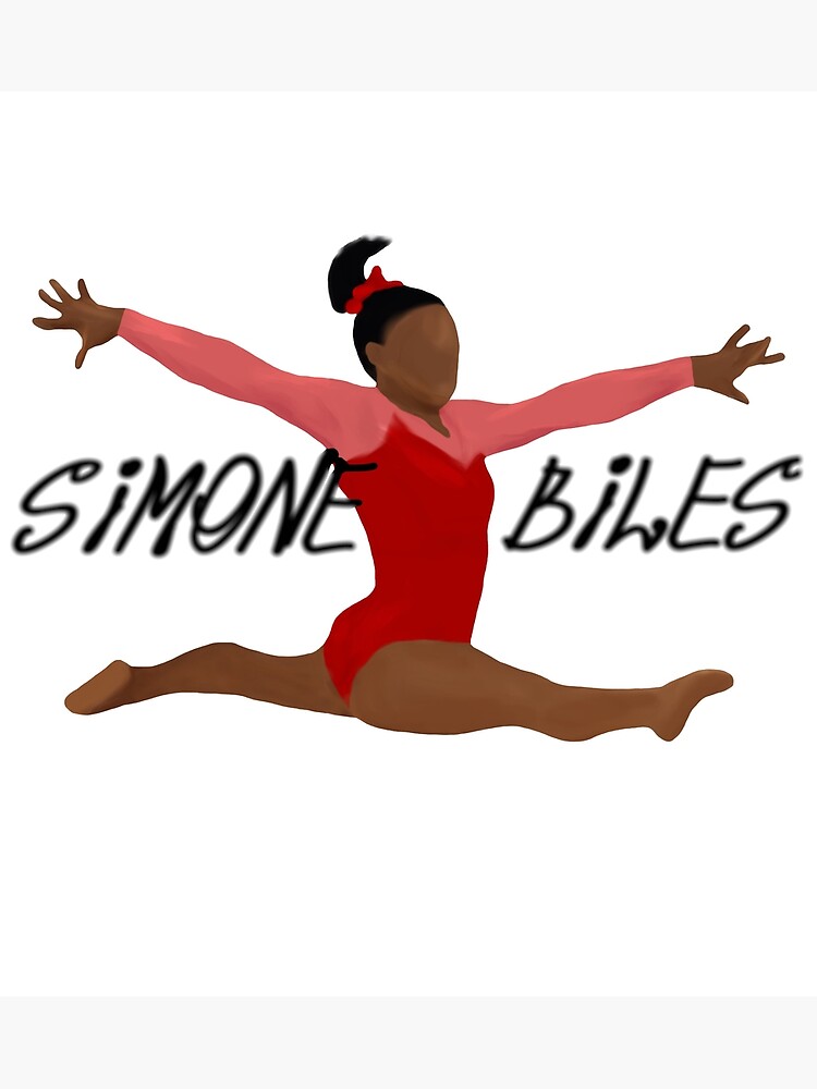 Simone Biles Gymnastics Art Premium Matte Vertical Poster sold by ...
