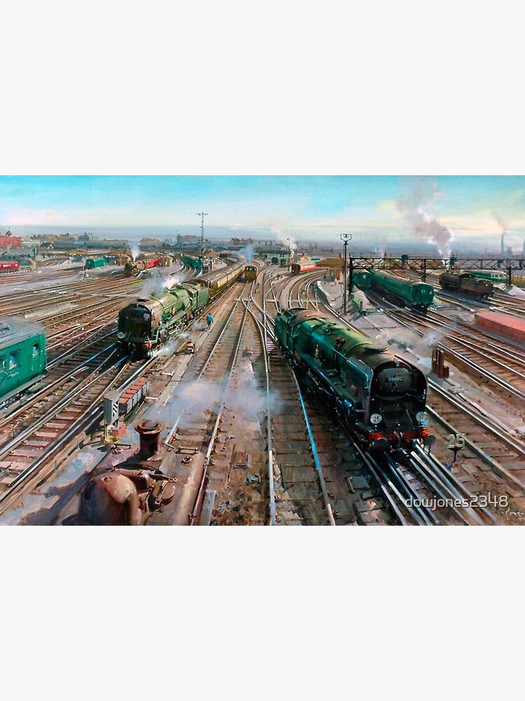 " Clapham Junction von Terence Cuneo, veröffentlicht 1961, gedruckt von ...