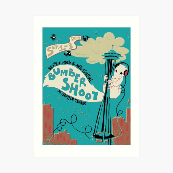 "Bumbershoot Poster" Art Print for Sale by SimplyKitt | Redbubble