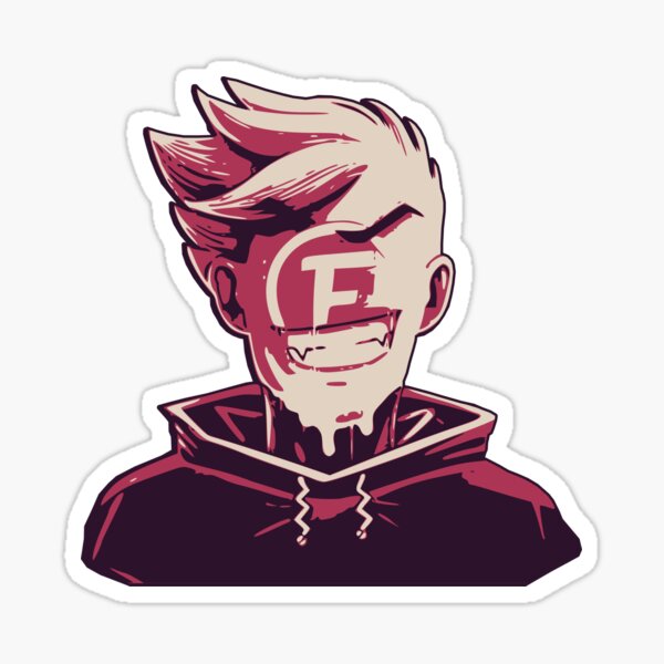 "Fitz Misfits Character Drawing" Sticker by Kyyyyyyyyyy | Redbubble