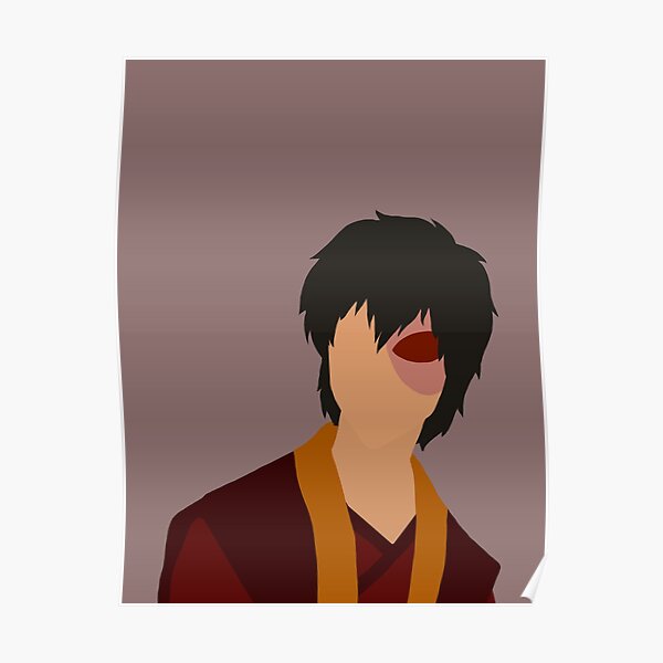 "Zuko- Avatar the Last Airbender" Poster for Sale by Makieroon | Redbubble