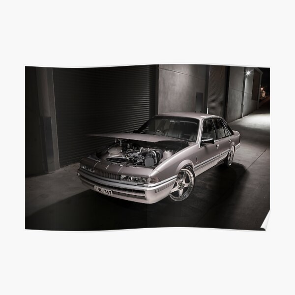 "Silver Holden VL Commodore Turbo" Poster for Sale by HoskingInd ...