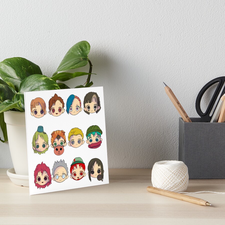 "Chibi YTTD pack " Art Board Print by AllieJae | Redbubble