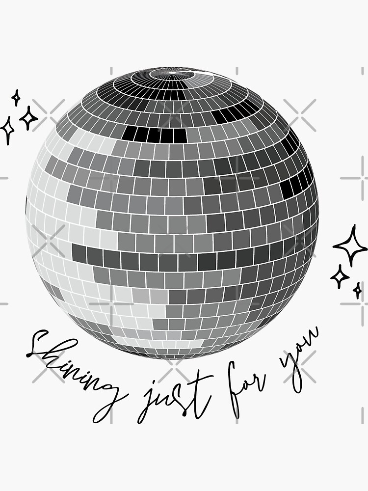 "Mirrorball" Sticker for Sale by bex824 | Redbubble