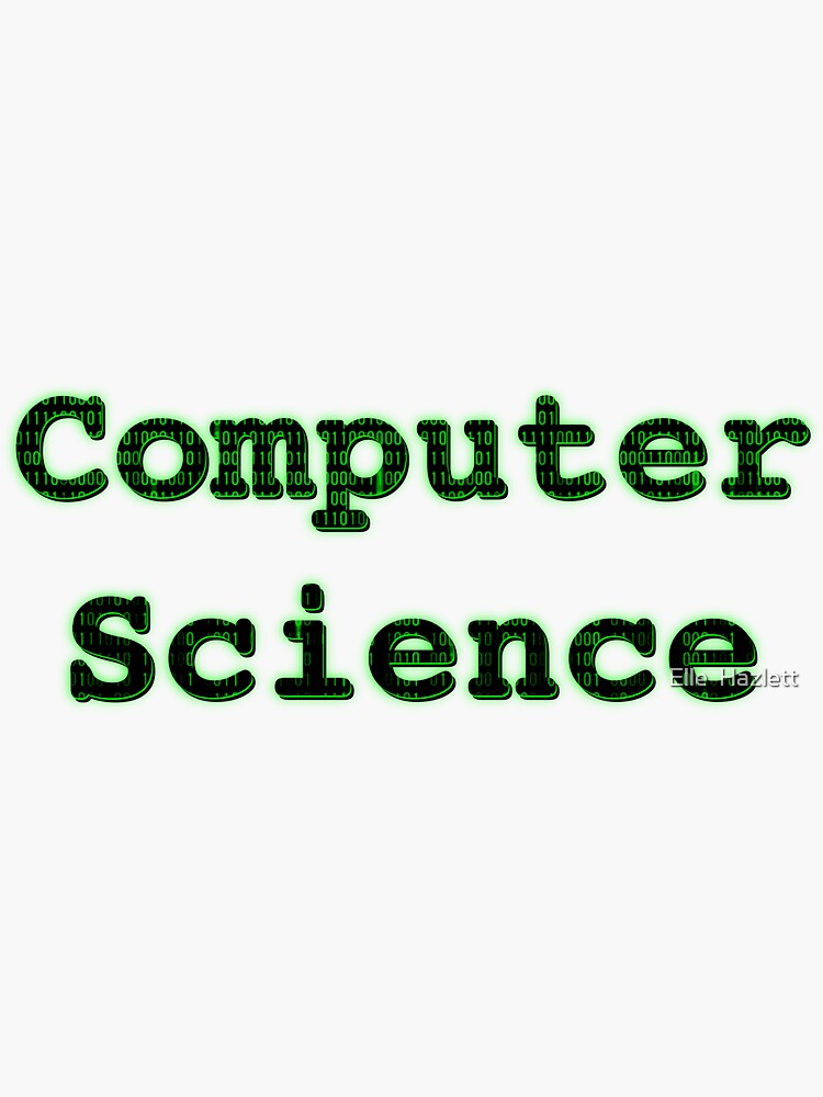 "Computer Science" Sticker for Sale by ElleHazlett | Redbubble