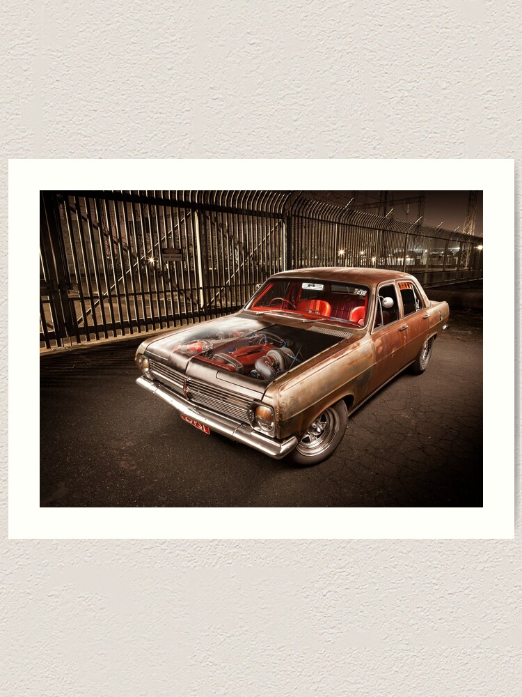 "Mark Psaila's Holden HR Sedan" Art Print for Sale by HoskingInd ...