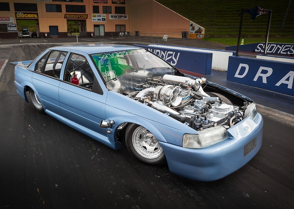 "Michael Ryan's Ford Falcon Race Car" by HoskingInd | Redbubble