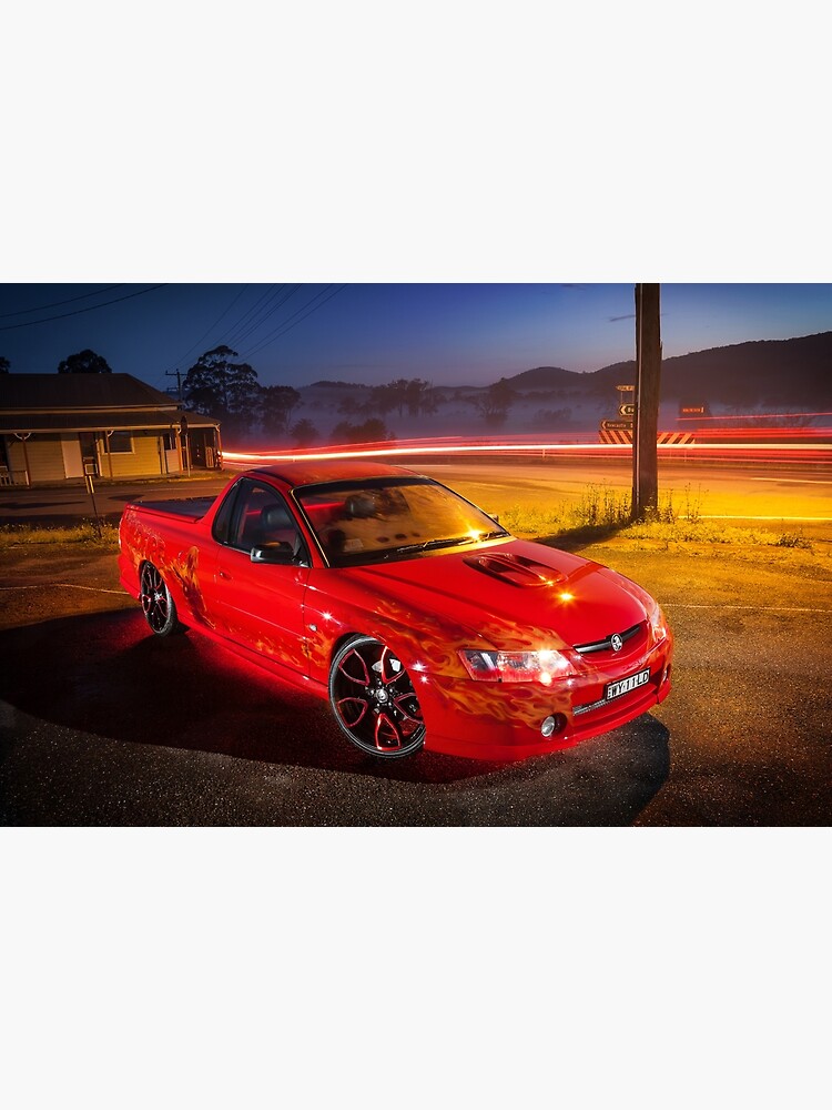 "Kim Smith's VY Holden Commodore Ute 'Wildfire'" Art Print by ...