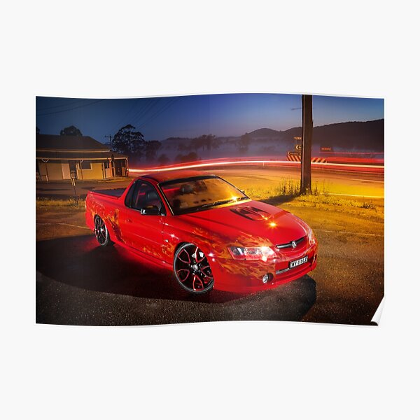 "Kim Smith's VY Holden Commodore Ute 'Wildfire'" Poster for Sale by ...