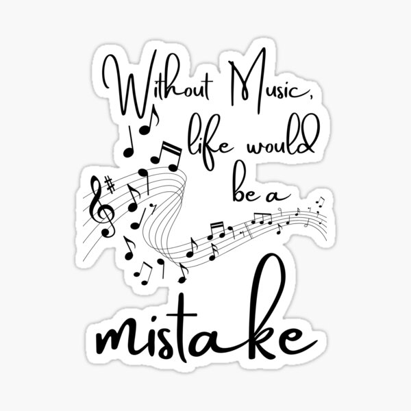 "Music Appreciation Design for Music Lovers" Sticker for Sale by dfitts ...