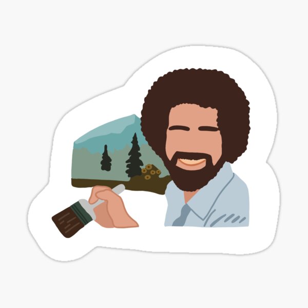 Bob Ross Stickers | Redbubble