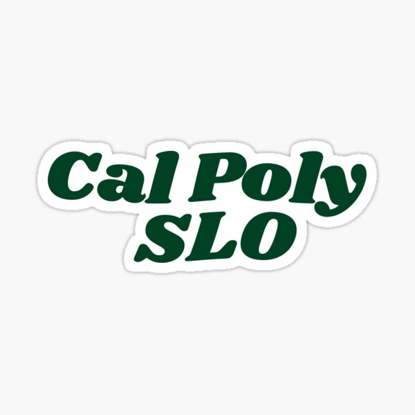 "Cal Poly San Luis Obispo - Cal Poly Slo Sticker" Sticker for Sale by ...