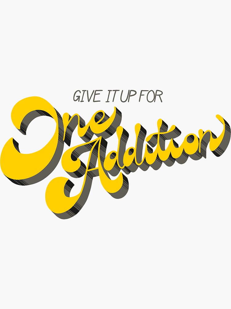 "One Addition" Sticker by haroldshines | Redbubble