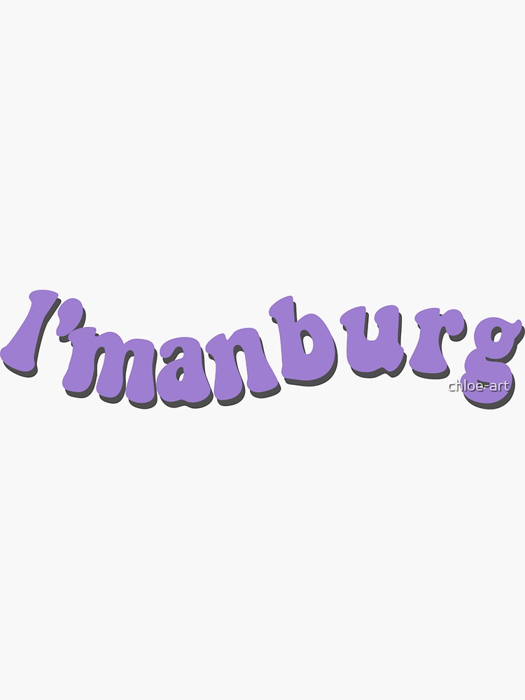 "L'manburg Text" Sticker for Sale by chloe-art | Redbubble