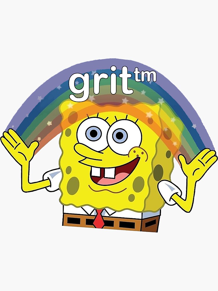 "GRIT™" Sticker by nhisocks | Redbubble