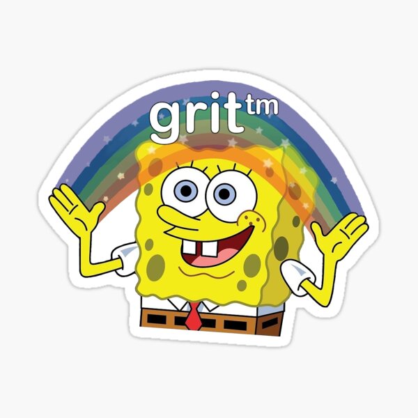 "GRIT™" Sticker by nhisocks | Redbubble