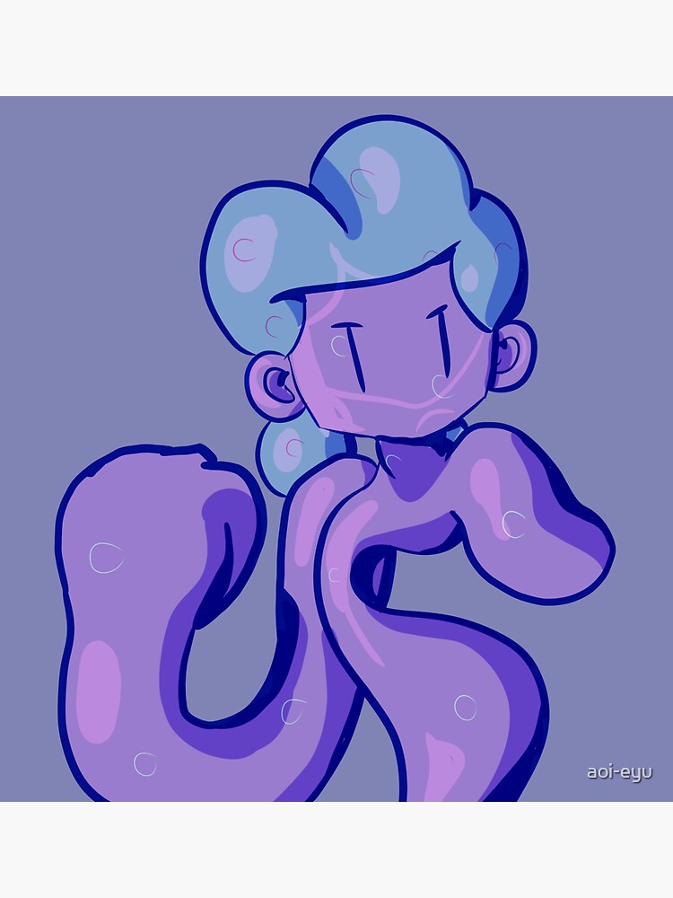 "Tough Slime Girl" Sticker by aoi-eyu | Redbubble