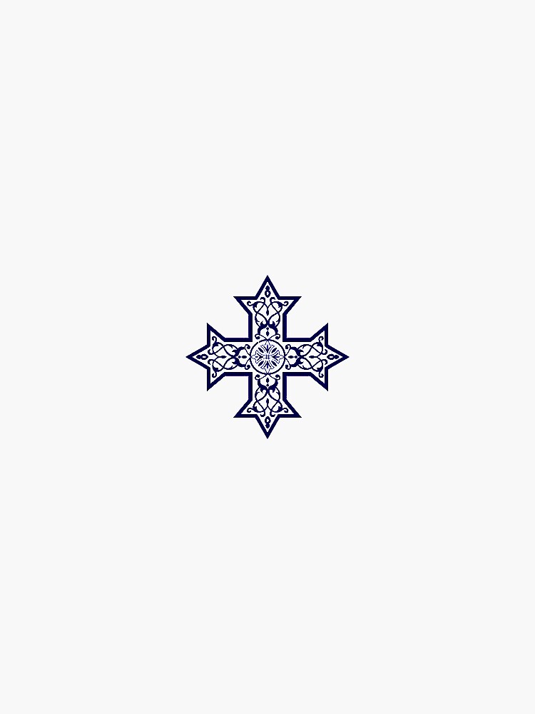 "Coptic Cross" Sticker for Sale by yasmine5 | Redbubble