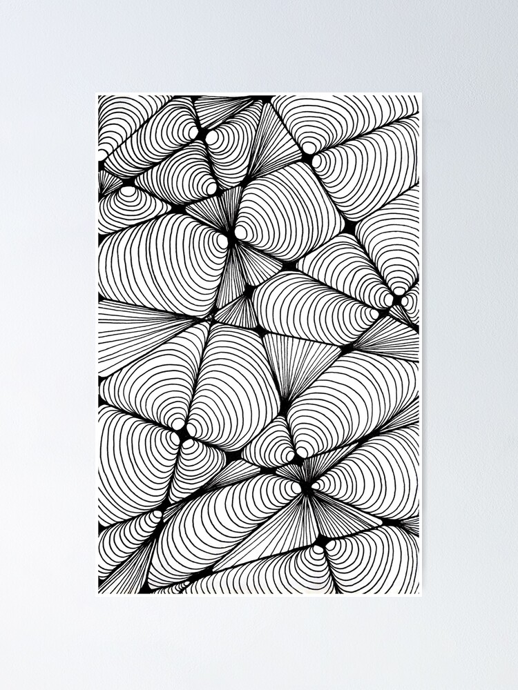 Curved Lines Design Wall Canvas Prints Painting Stretched Canvas etna ...