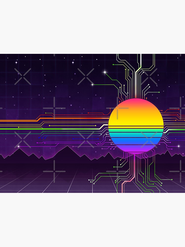 "Circuits of the Sun - LGBTQ Pride" Sticker for Sale by forge22 | Redbubble