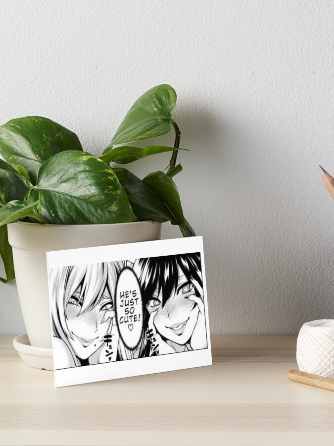 "He's Just So Cute Meme" Art Board Print for Sale by dumbanimememes ...