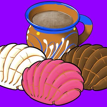 "Conchas y Champurrado" Sticker for Sale by LucyGraphics | Redbubble