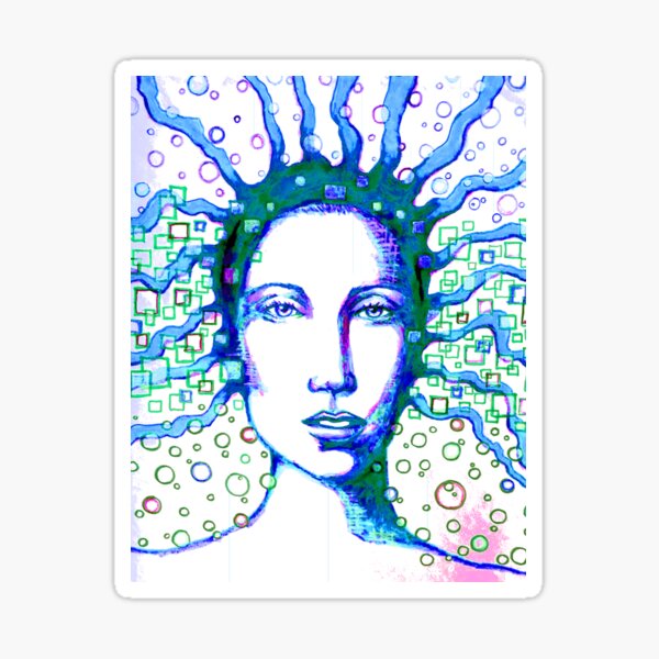 "Brainstorm" Sticker for Sale by wendy-montague | Redbubble