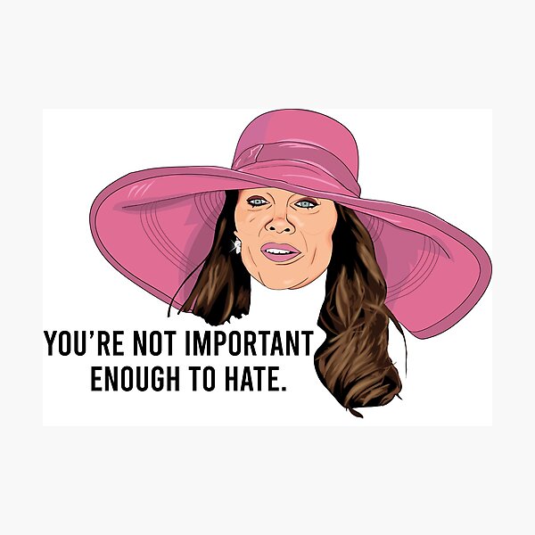 Not Important Enough To Hate Photographic Prints | Redbubble