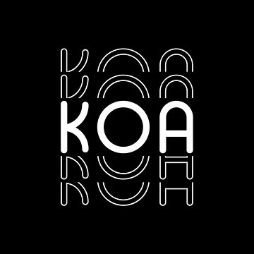 "Name Koa in Black and White Style" Classic T-Shirt for Sale by Time-is-Money | Redbubble