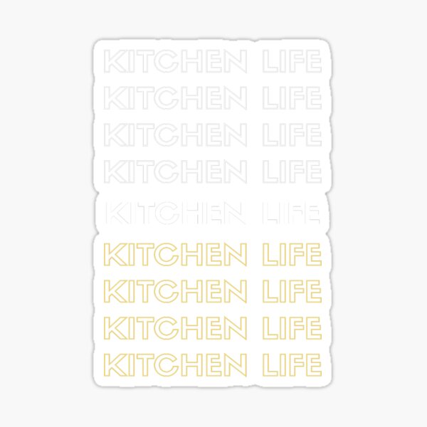 "Chef's Humor -Kitchen Life" Sticker by TheveryGudMemes | Redbubble