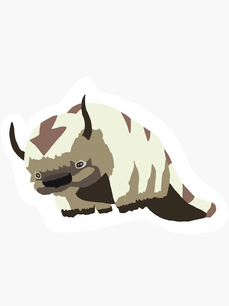 "appa the flying bison" Sticker by pulppress | Redbubble