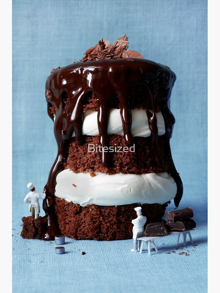 "Chocolate monster cake" Framed Art Print by Bitesized | Redbubble