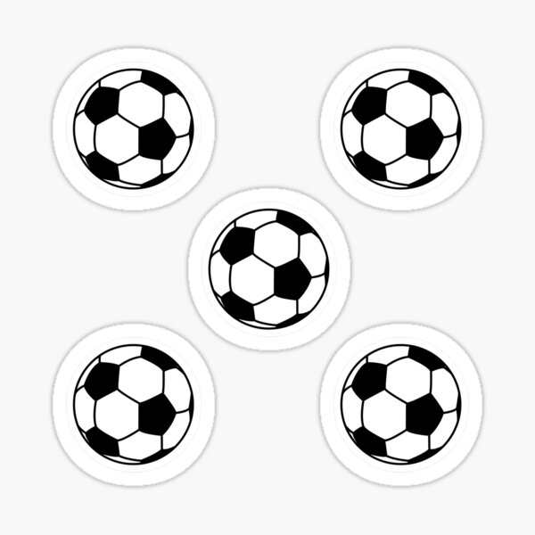 "soccer ball sticker pack " Sticker for Sale by rachelleacosta | Redbubble