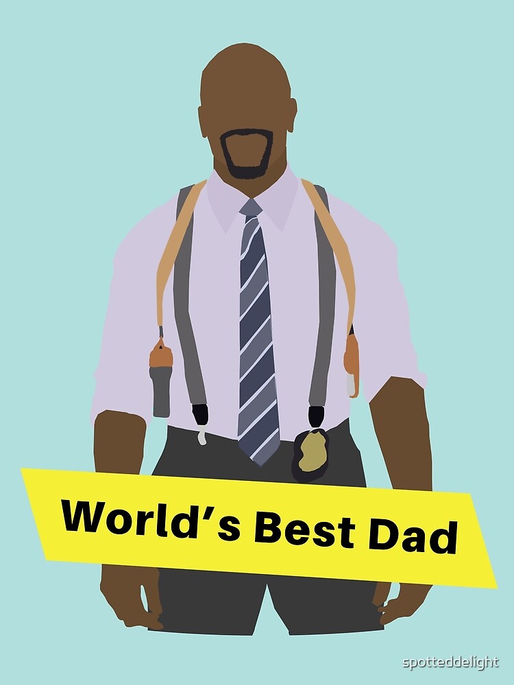 "World's Best Dad - Terry - B99" Poster by spotteddelight | Redbubble