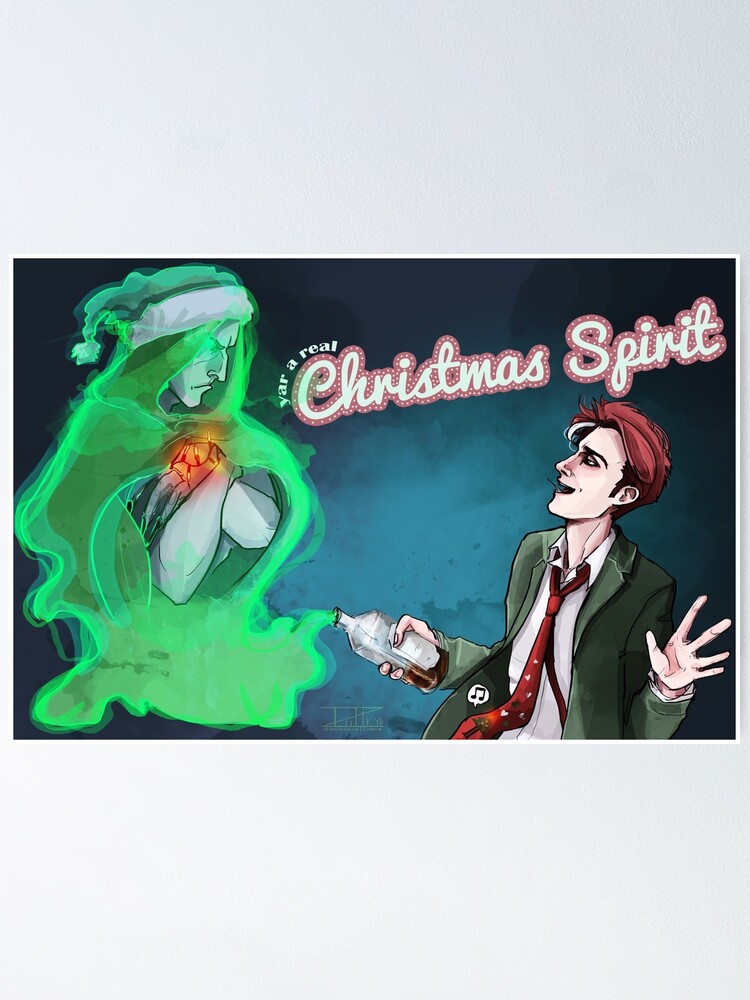 "Christmas Spirit Card" Poster by dizinky | Redbubble