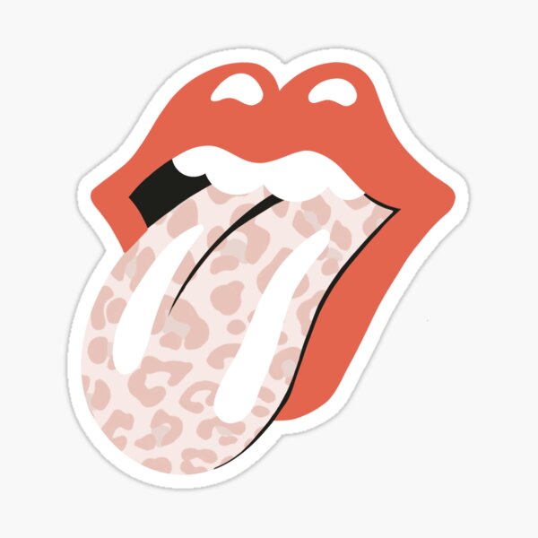 Cheetah Tongue Stickers | Redbubble