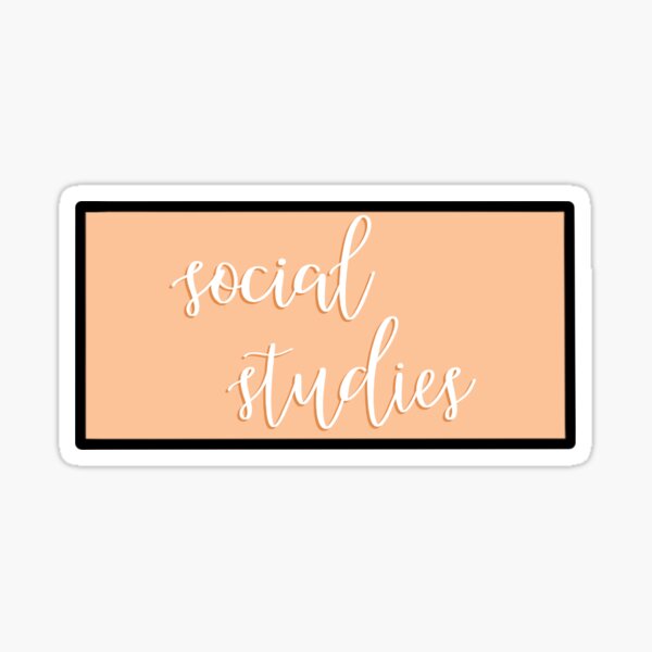 Social Studies Stickers | Redbubble