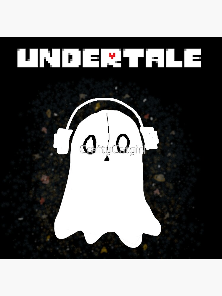 "Undertale Napstablook" Sticker by CraftyCatgirl | Redbubble