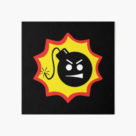 "Serious Sam Bomb Logo" Art Board Print by Miraledy | Redbubble