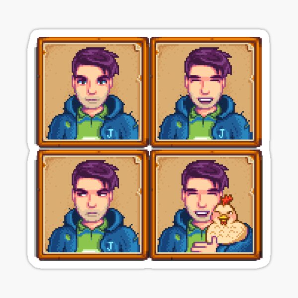 "Stardew Valley - Shane" Sticker for Sale by kathdvd | Redbubble