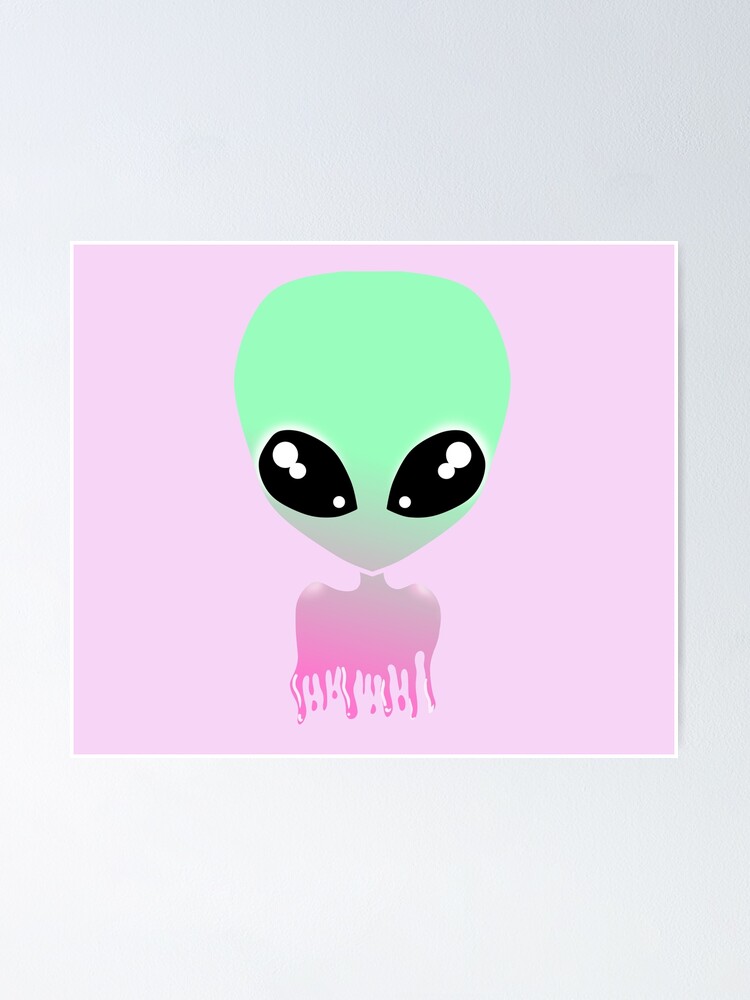 "Alien Drip" Poster for Sale by Stormy-Rose | Redbubble