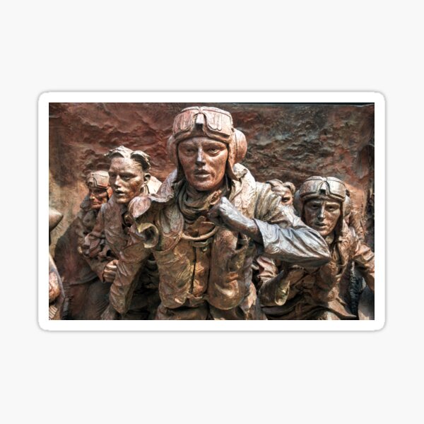 "Pilots Scramble" Sticker for Sale by blackadder | Redbubble