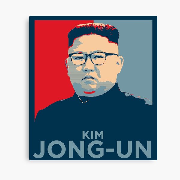 Kim Jong Un Canvas Prints | Redbubble