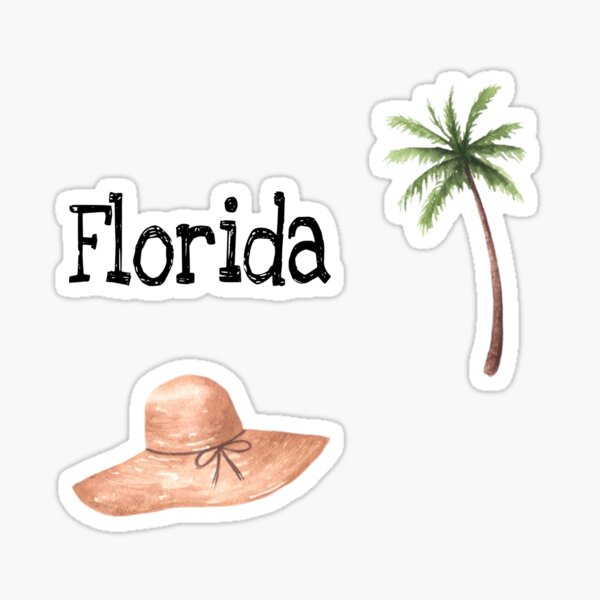 "Florida Sticker Pack " Sticker for Sale by LaurenCastano | Redbubble