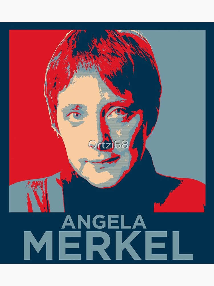 "YOUNG MERKEL POSTER" Poster by Ortzi68 | Redbubble