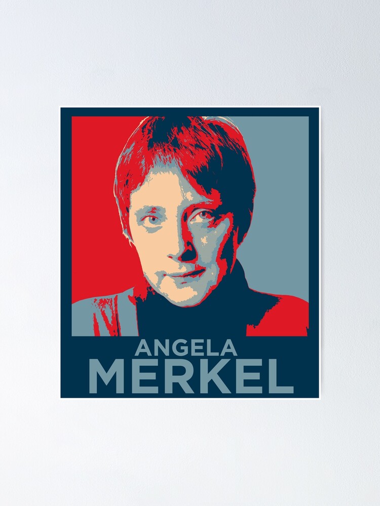 "YOUNG MERKEL POSTER" Poster by Ortzi68 | Redbubble