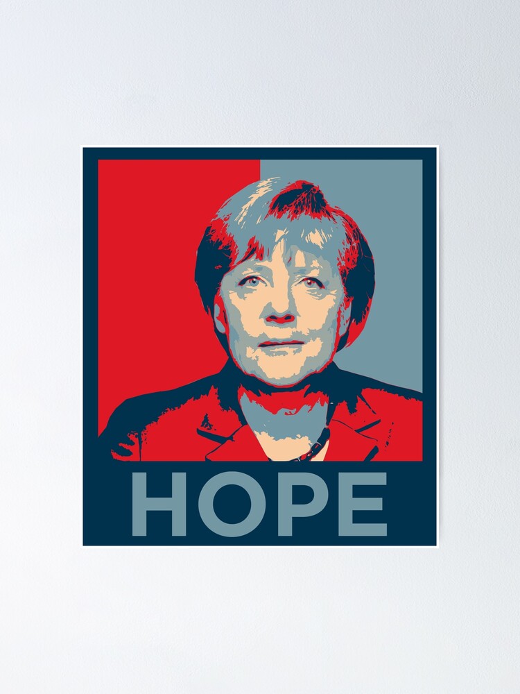 "WORLD LEADER MERKEL POSTER" Poster by Ortzi68 | Redbubble